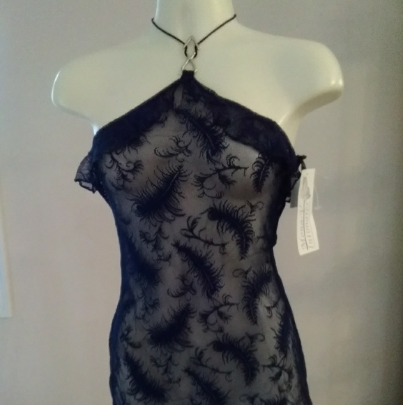 Mona V | Intimates & Sleepwear | Mona V Navy Blue Chemise | Poshmark